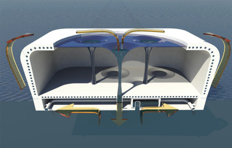 Floating mosque, United Arab Emirates - Waterstudio